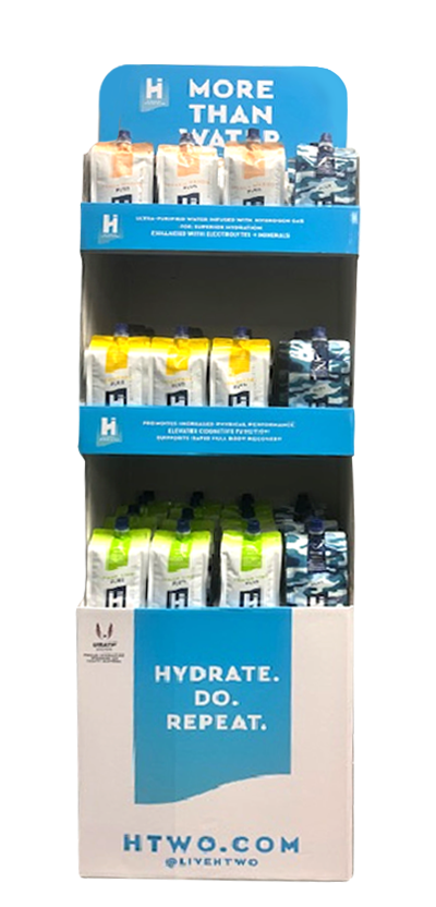 Retail Ready Display Large w-6 Cases Plus Varieties | HTWO