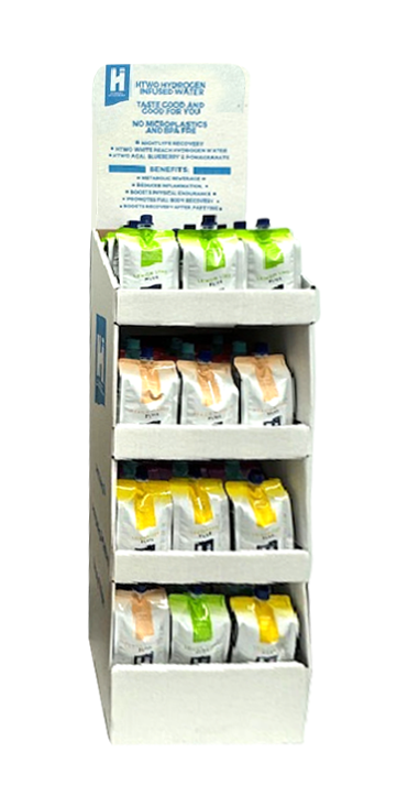 Short Retail Ready Display Plus Variety Pack 6 cases | HTWO
